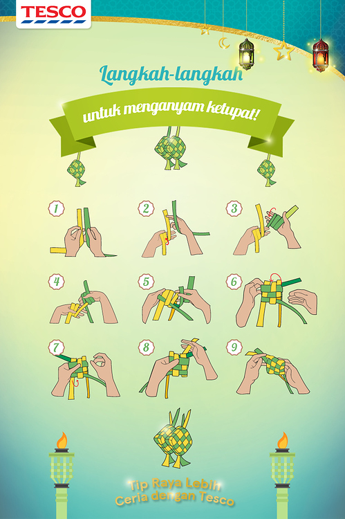 How To Make Ketupat Langkah Langkah Untuk Menganyam Ketupat Mamak